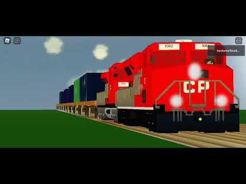 Fast CP ES44AC 9362 Intermodal Train At Toronto, ON - YouTube