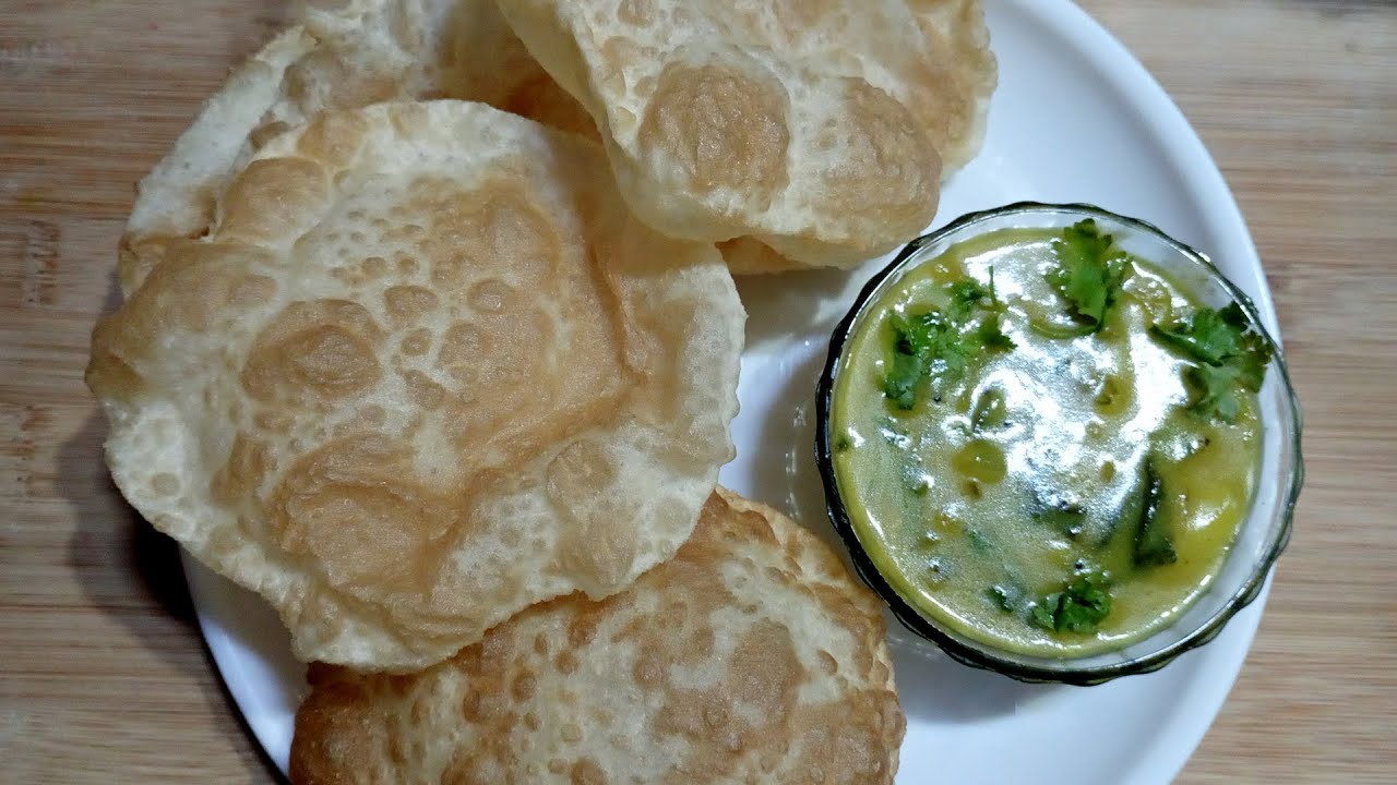 How to make Special puri curry recipe hotel style in telugu | poori ...