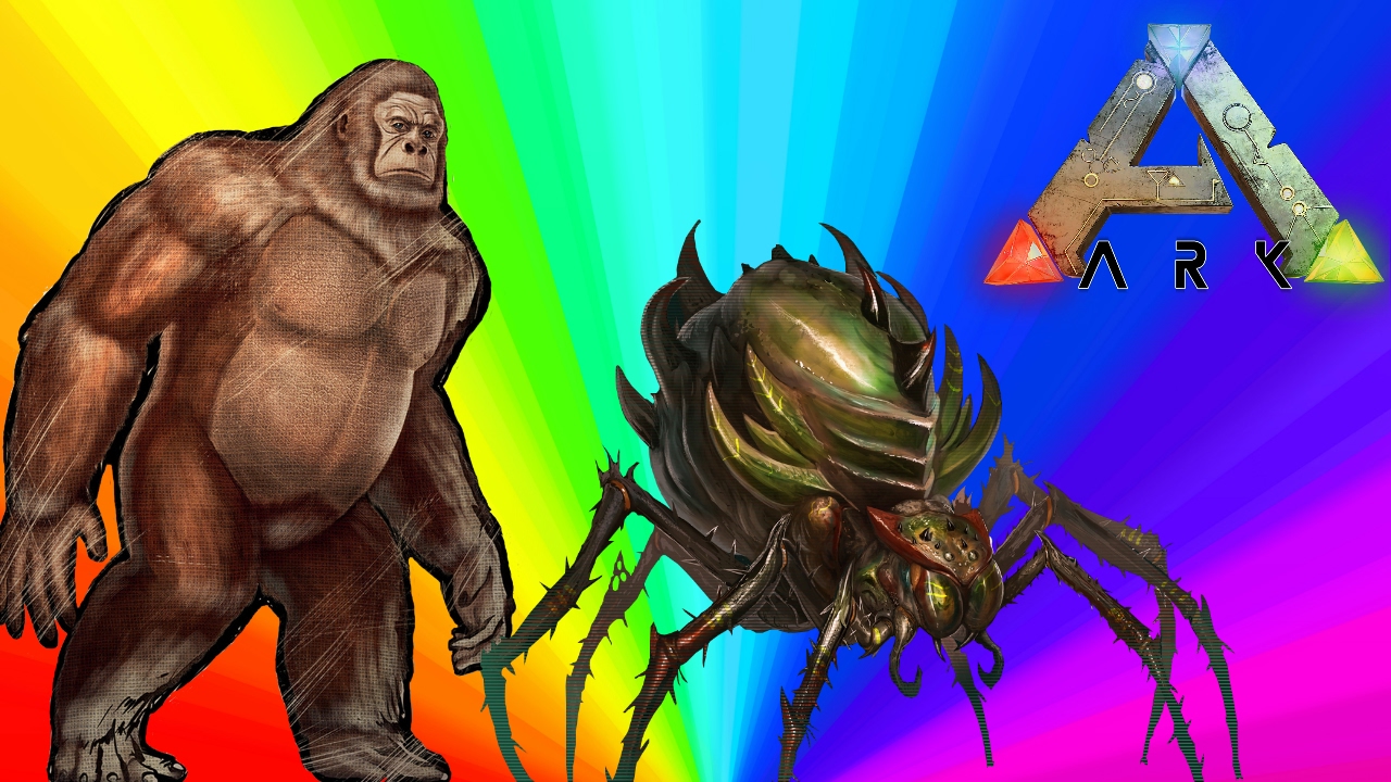 YETI AND SPIDER BOSS!!!!|Ark Survival Funny Moments - YouTube