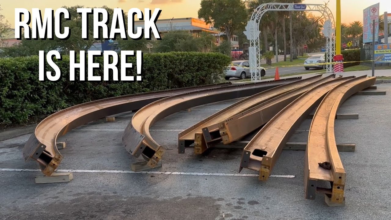 RMC track has arrived! | Mine Blower Retrack Construction Update - YouTube