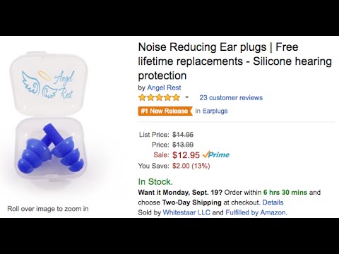 angel soft ear plugs ASIN B01K8TUU3Y - YouTube