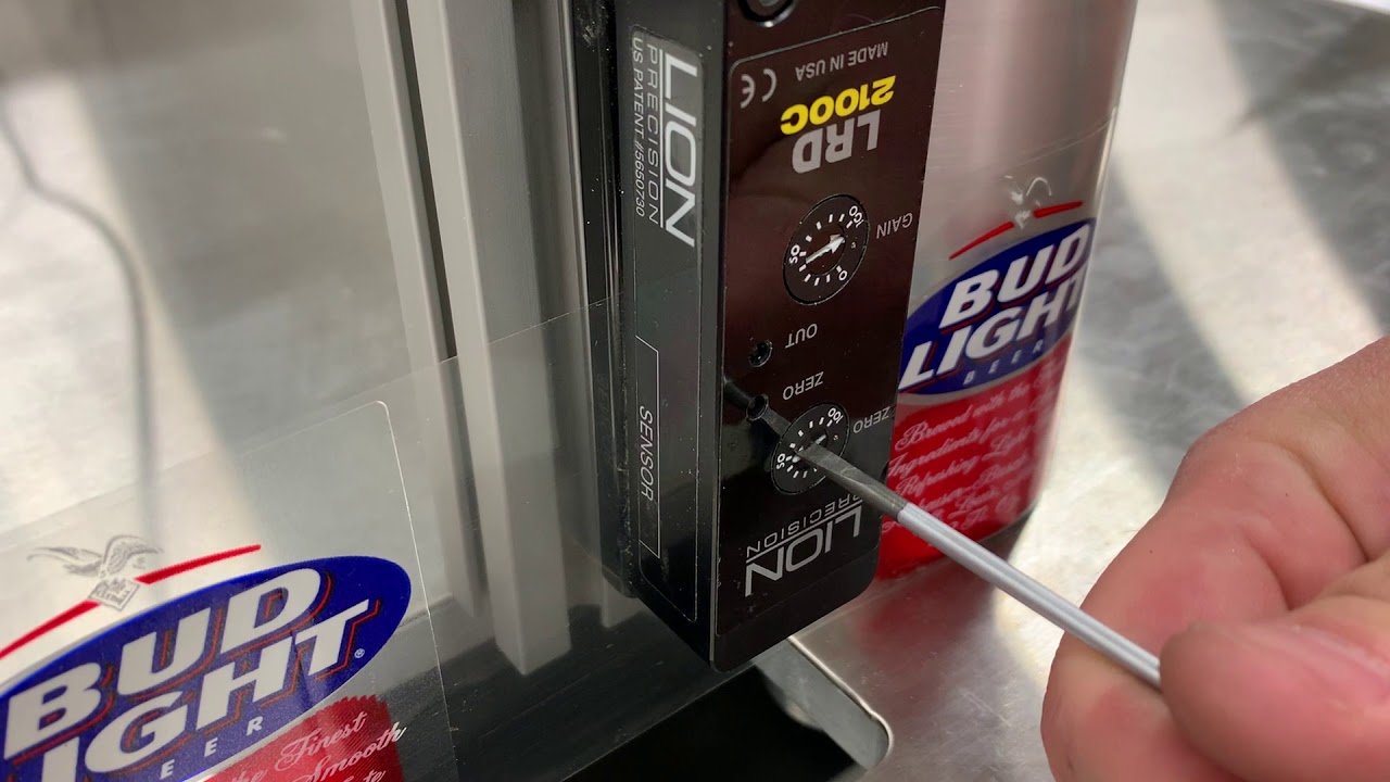 LRD-2100 Clear Label Sensor Set Up Demonstration - YouTube