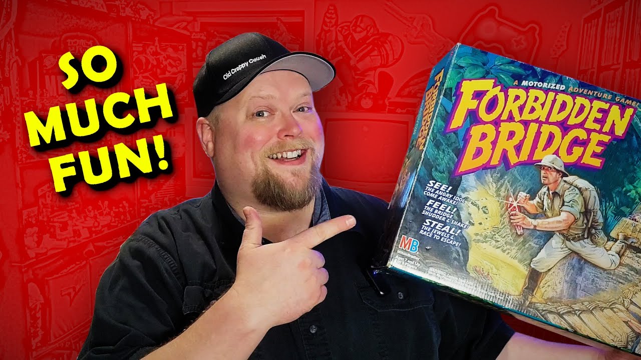 The Coolest Board Game of the 90's! Forbidden Bridge - Milton Bradley ...