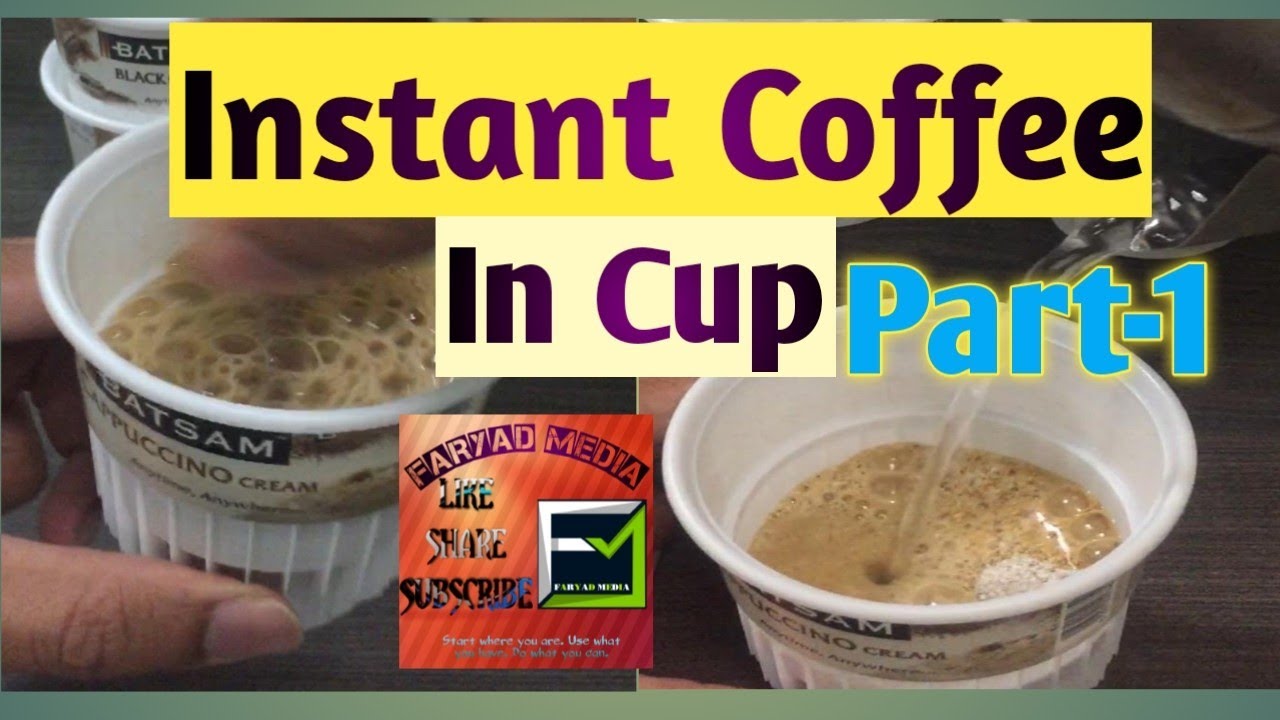 Instant coffee in Cup / Anytime Anywhere/ Video:15 - YouTube
