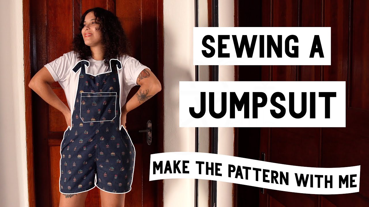 How to make a Jumpsuit from scratch! DIY Sewing tutorial | Como fazer ...