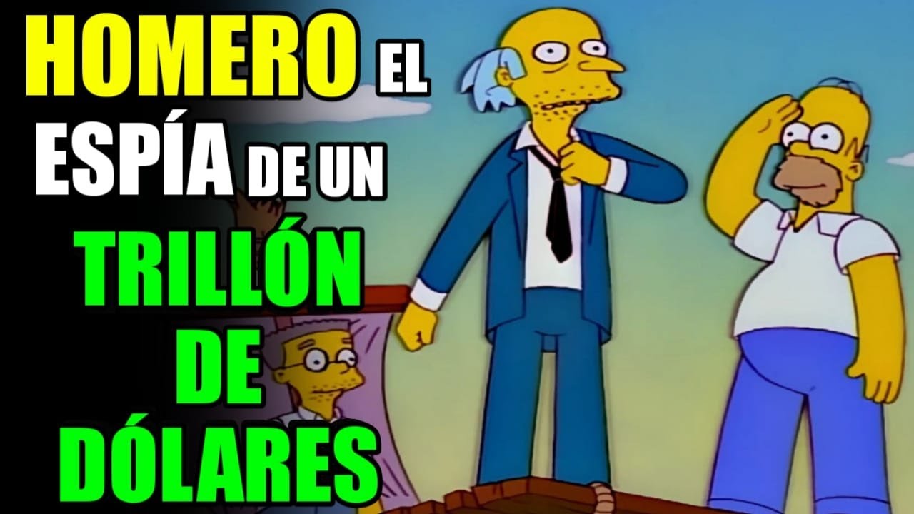 Homero el espía de un Trillón de dólares | Los Simpson | Resumen - YouTube