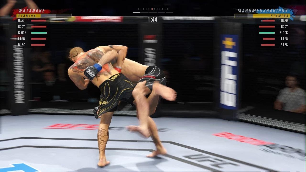EA SPORTS UFC 4 Single Leg Counter Takedown (mycareer mode) #ufc #ufc4 ...