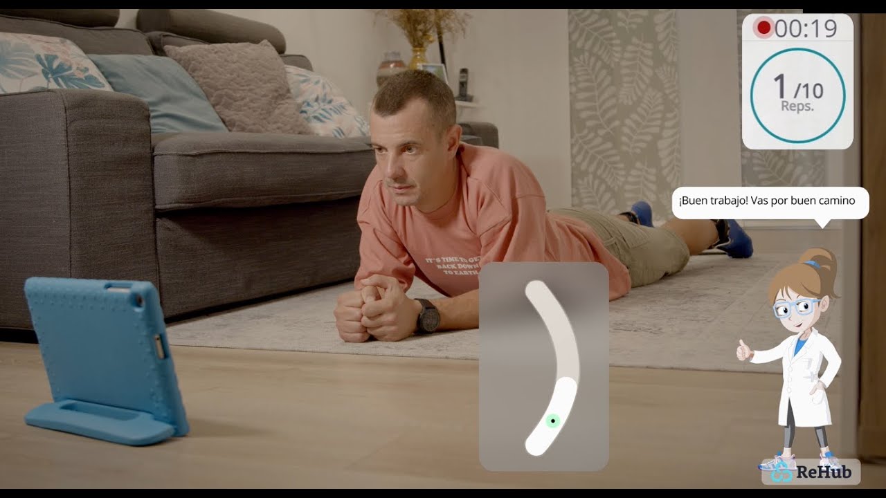 Telerehabilitación fácil, segura y eficaz con ReHub - YouTube