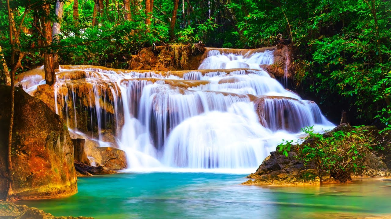 Relaxing Waterfall Sounds for Sleep - Healing Sounds Of Nature - 7 ...