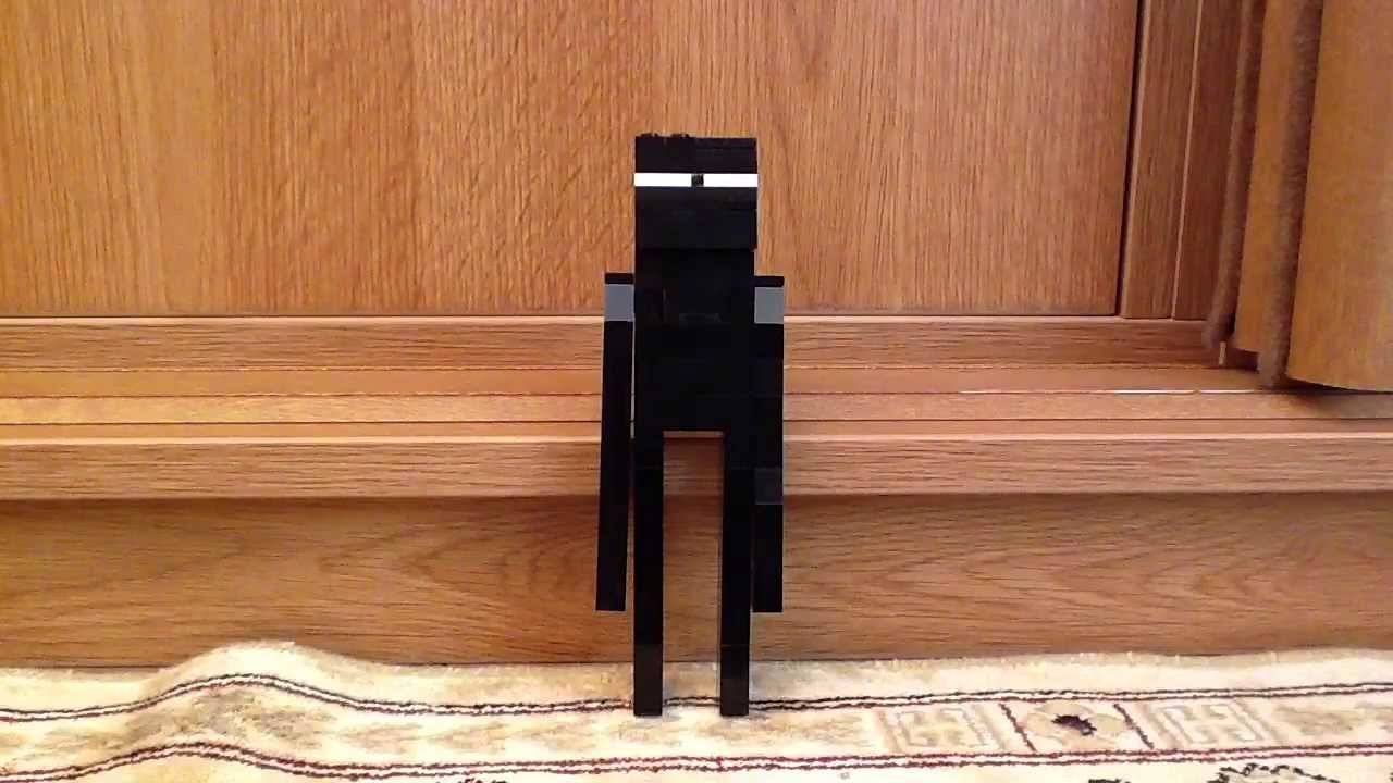 Lego Minecraft custom made Enderman review. - YouTube