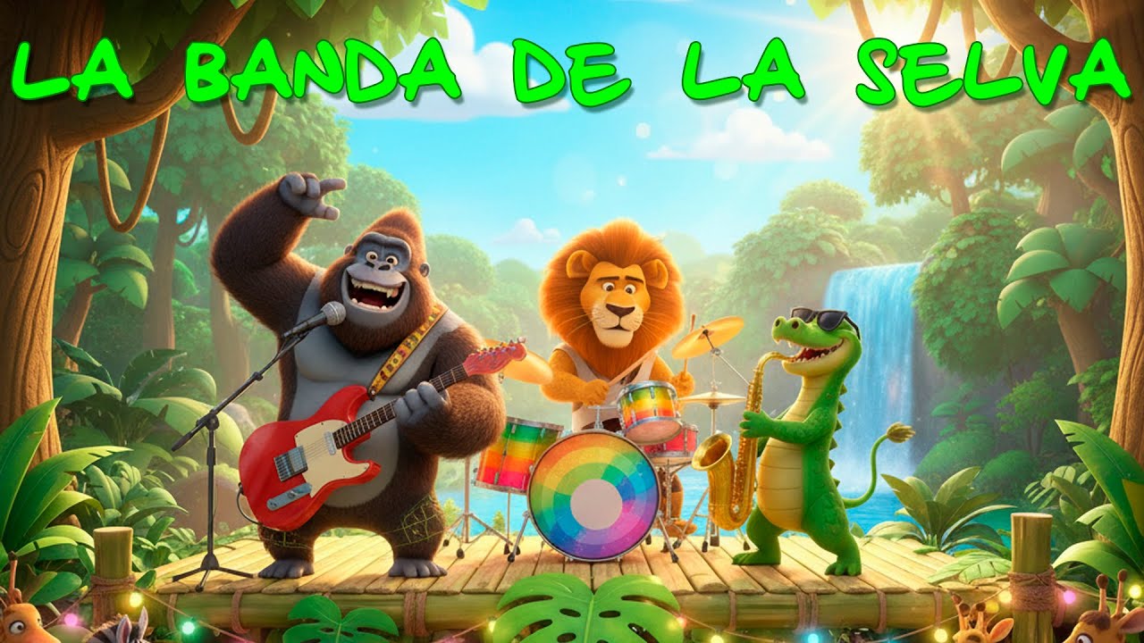 🎵 “La Banda Salvaje del Rock” 🎵 Cancion Infantil - YouTube