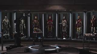 Iron Man Hall Of Armor Wallpaper