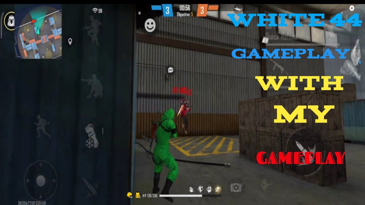 White 444 Gameplay with my Gameplay Garena free fire - YouTube
