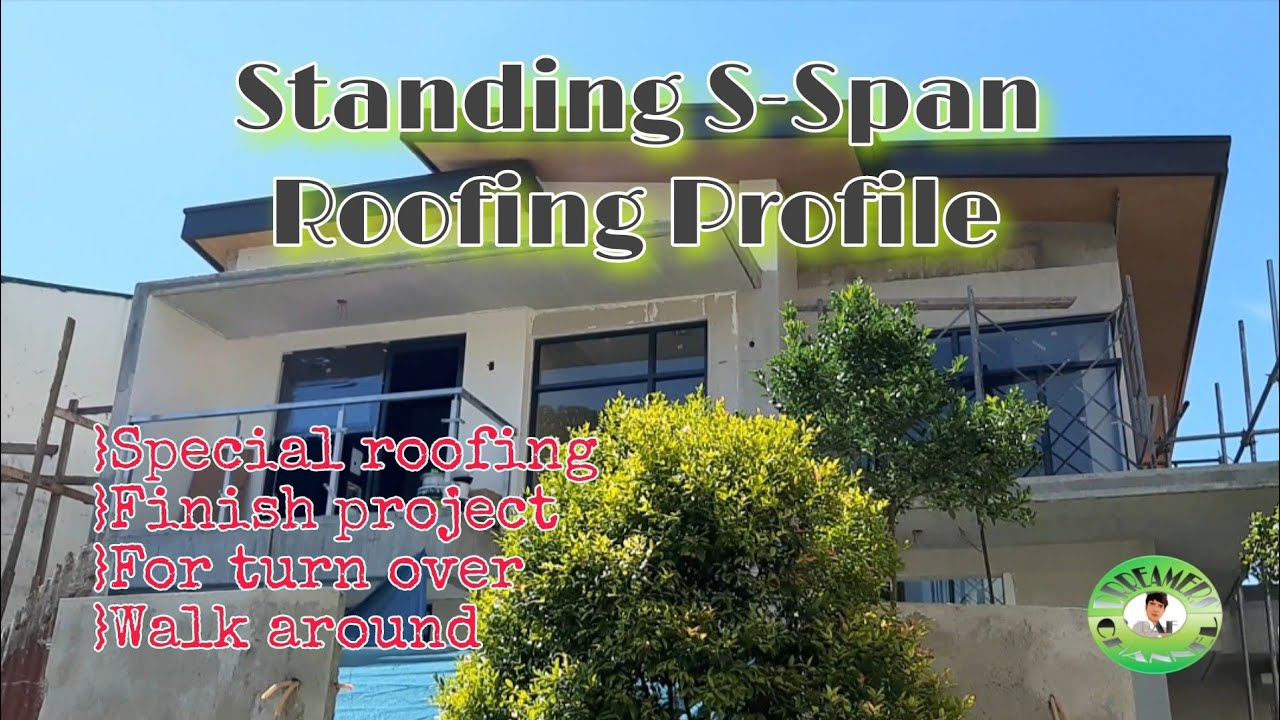 How to check installed Standing S-Span Roofing Profile. - YouTube
