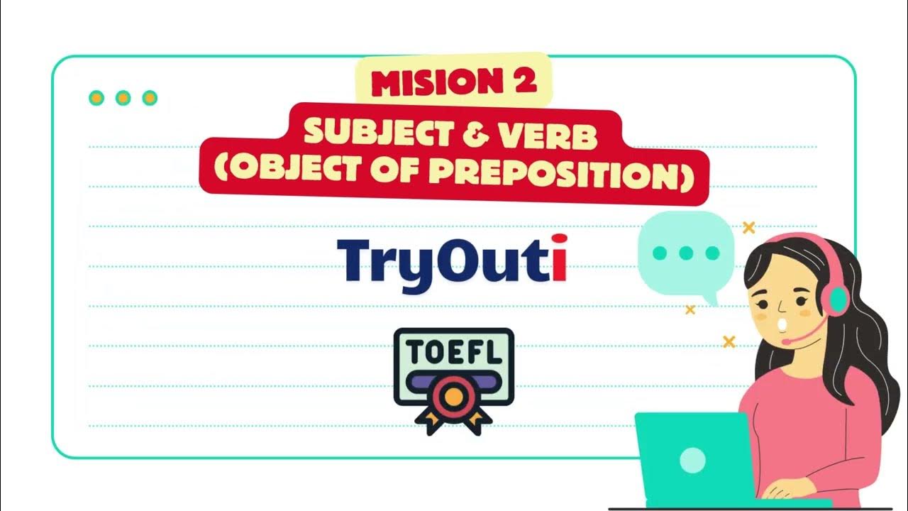 Belajar STRUTCURE GRAMMAR TOEFL (Object of prepositions) - YouTube