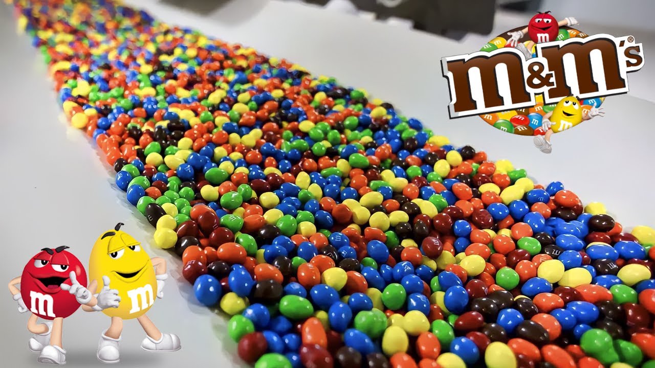 COMO se HACEN los M&Ms 🫐 | MILLONES de M&M cada MINUTO! - YouTube