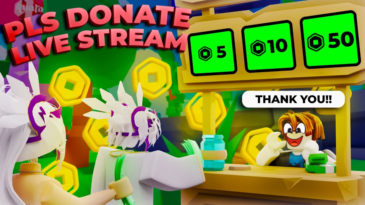 🔴PLS DONATE: PLAYING AND DONATING ROBUX WITH VIEWERS (UP TO 100 ROBUX ...