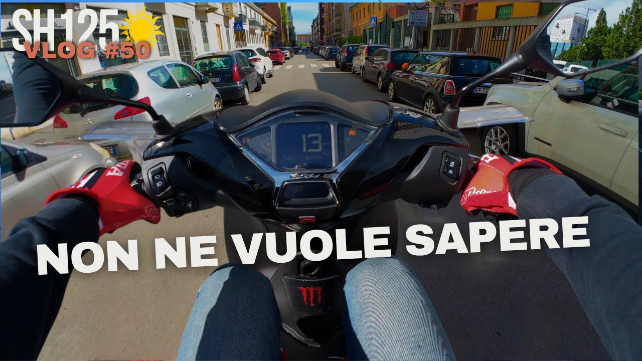 SHVLOG 50 - NON NE VUOLE SAPERE (Provo a impennare Sh 125) - YouTube
