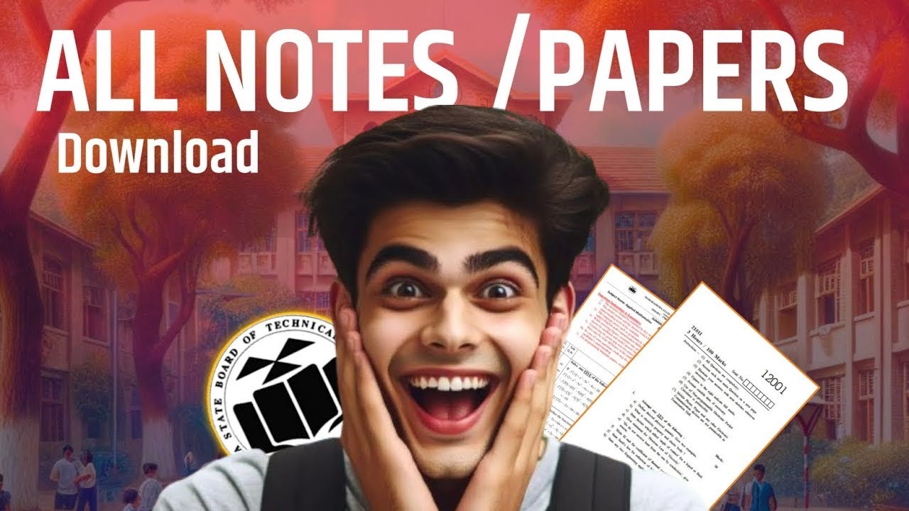 MSBTE Notes & Model Answer Papers for 2024 -25 exam - YouTube - YouTube