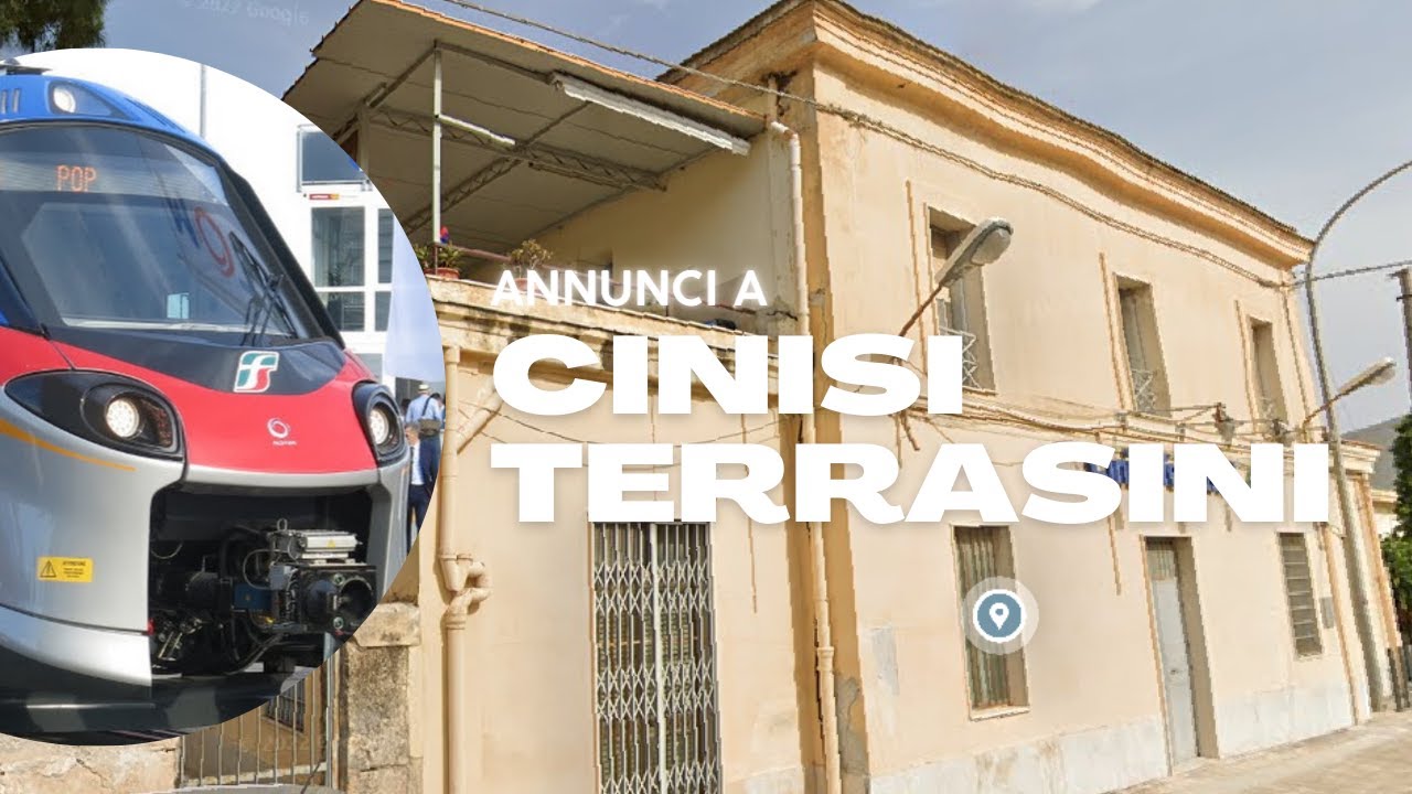 Annunci alla Stazione di Cinisi Terrasini - YouTube