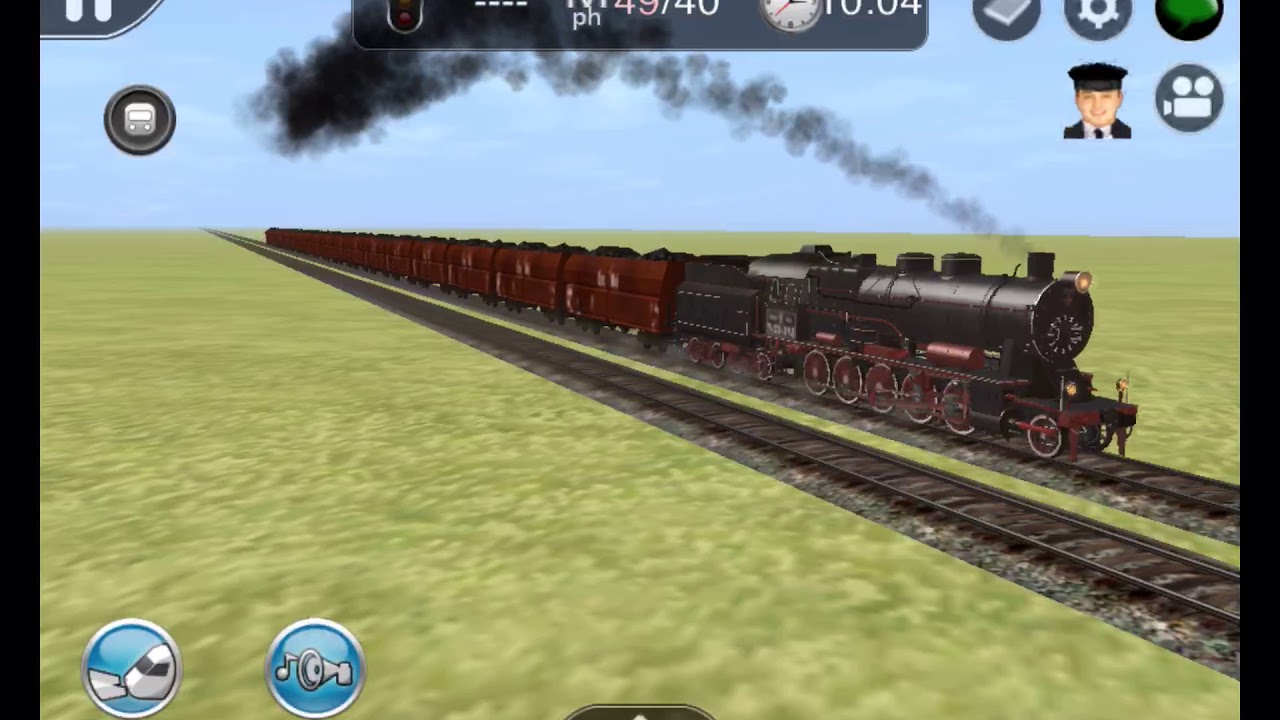 Trainz Race: CCLE 2-8-2 vs Ty23 2-10-0 - YouTube