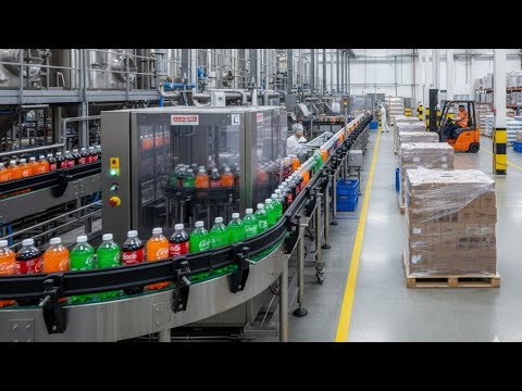 SOFT DRINKS Making Process - YouTube