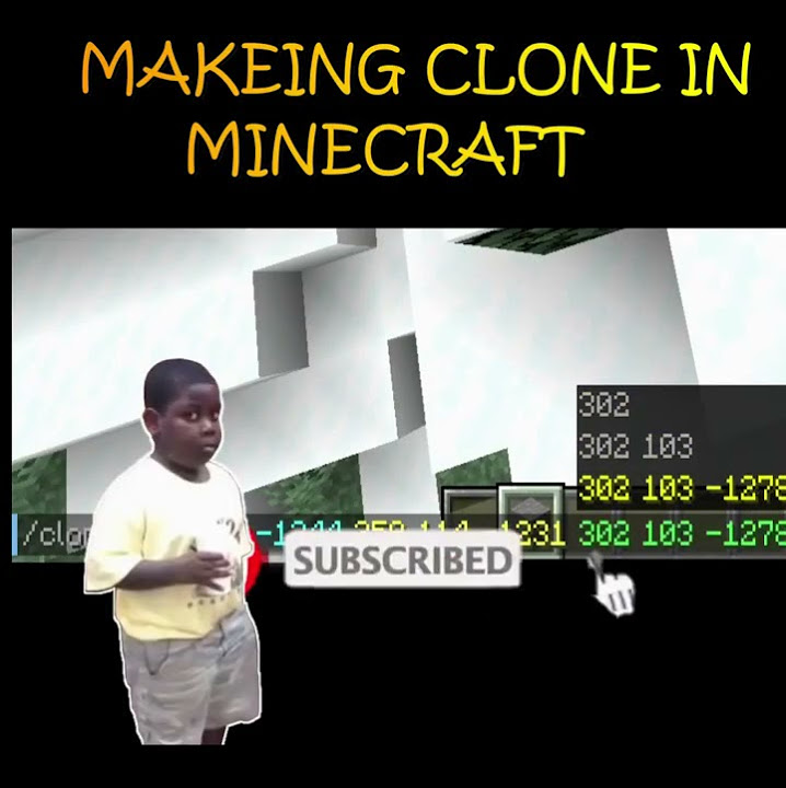 how to make clones in Minecraft like @YesSmartyPie #shorts - YouTube