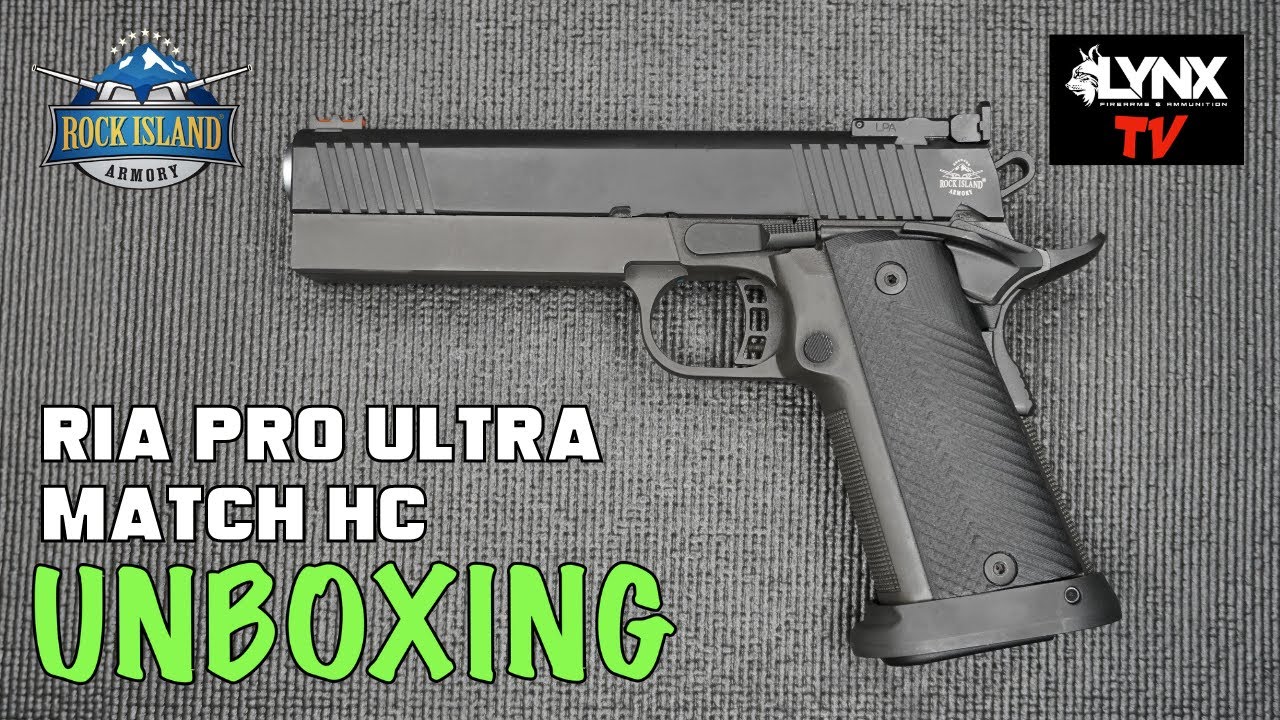 Lynx FA TV: Unboxing of the Rock Island Armory Pro Ultra Match HC .40S ...