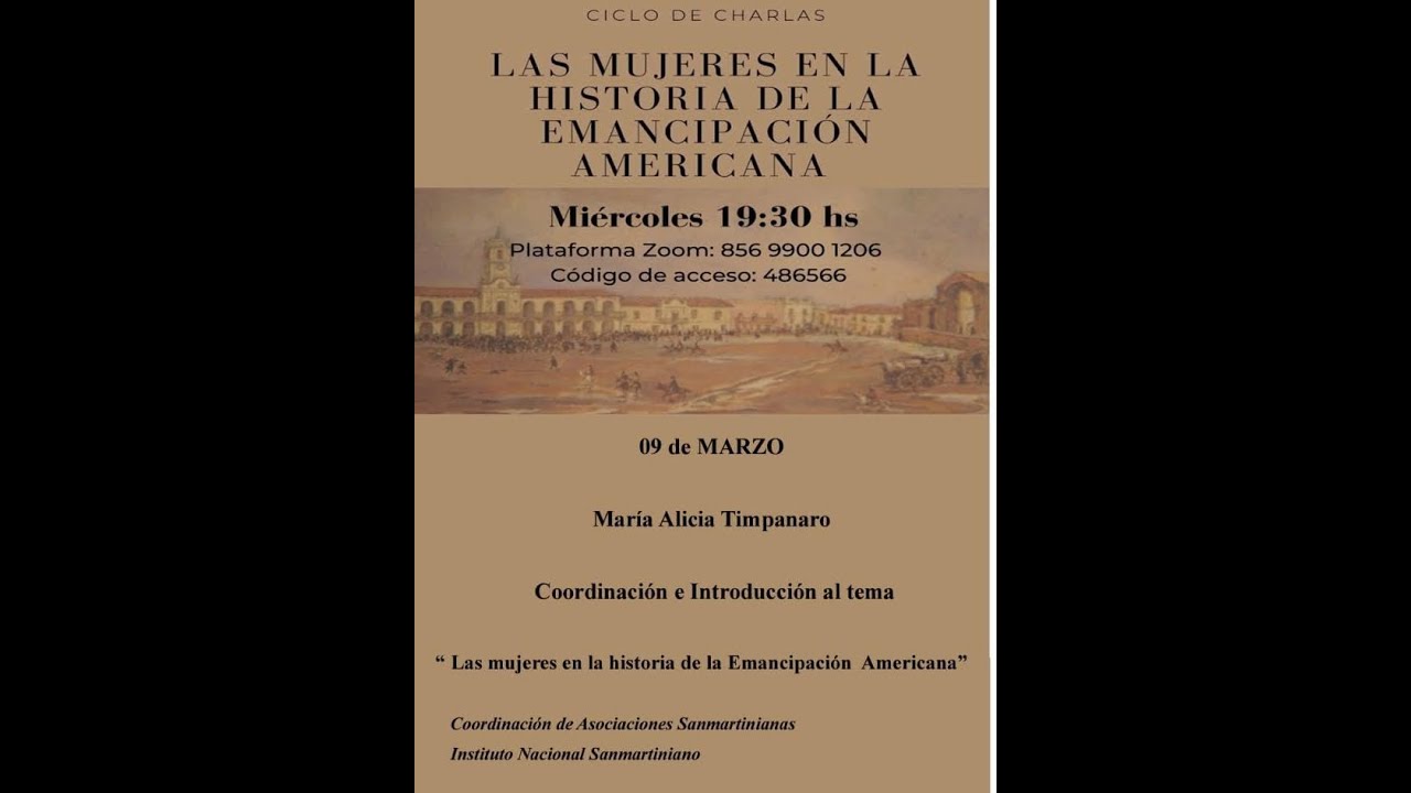 Las Mujeres en la Historia de la Emancipación Americana - Lic. Maria ...