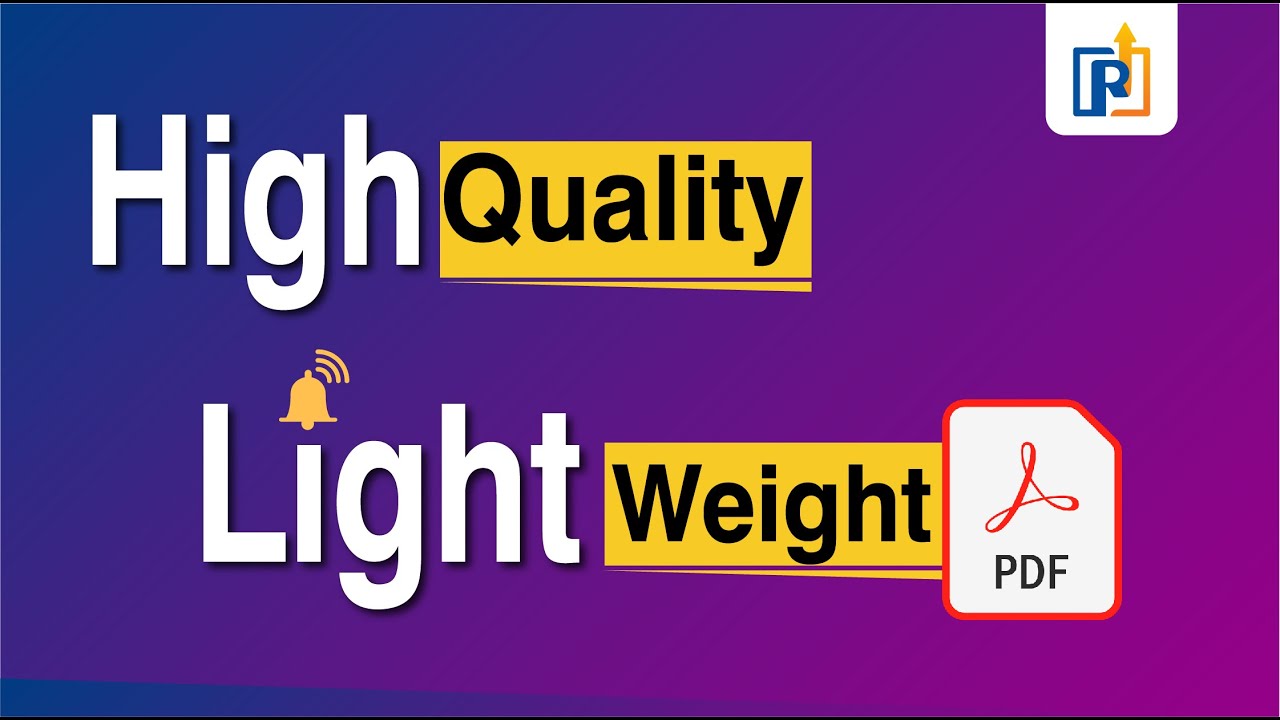 Easy Way To Create High Quality Light Weight Pdf from Indesign | Best ...