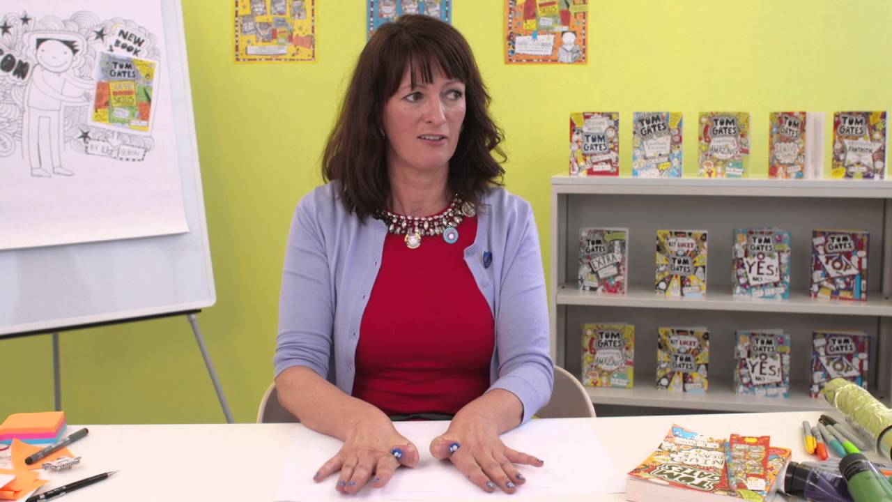 Liz Pichon shows you one of her SUPER GOOD SKILLS! - YouTube