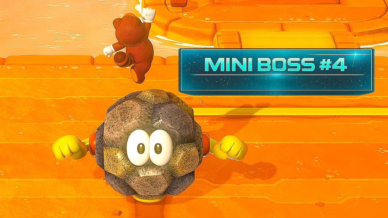 Super Mario 3D World Brolder Blockade Boss Fight (Mini Boss #4) | (PC ...