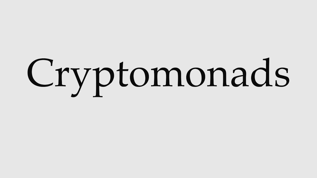 How to Pronounce Cryptomonads - YouTube