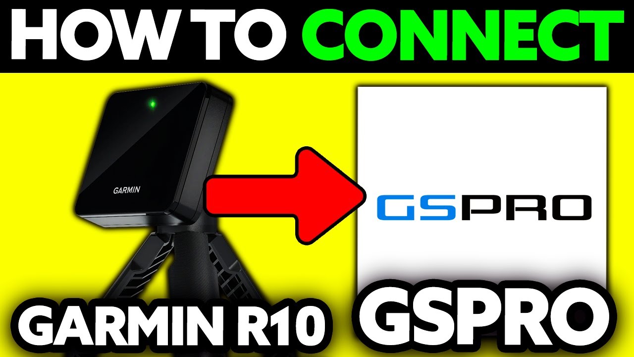How To Connect Garmin R10 to GSPro (2025) - Step by Step - YouTube