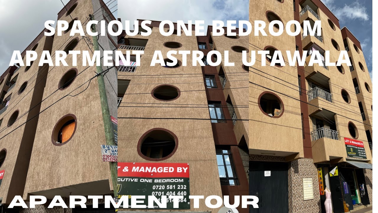 AFFORDABLE ONE BEDROOM APARTMENT TOUR IN ASTROL UTAWALA KENYA - YouTube