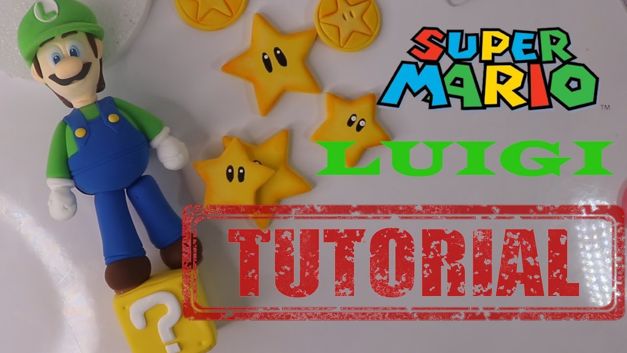 HOW TO MAKE LUIGI FULL TUTORIAL | MARIO BROS | CLAY | FONDANT | COLD ...