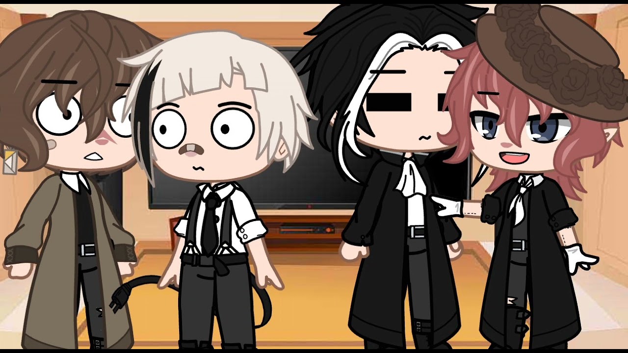 bungo stray dogs react to eachother//gacha club - YouTube