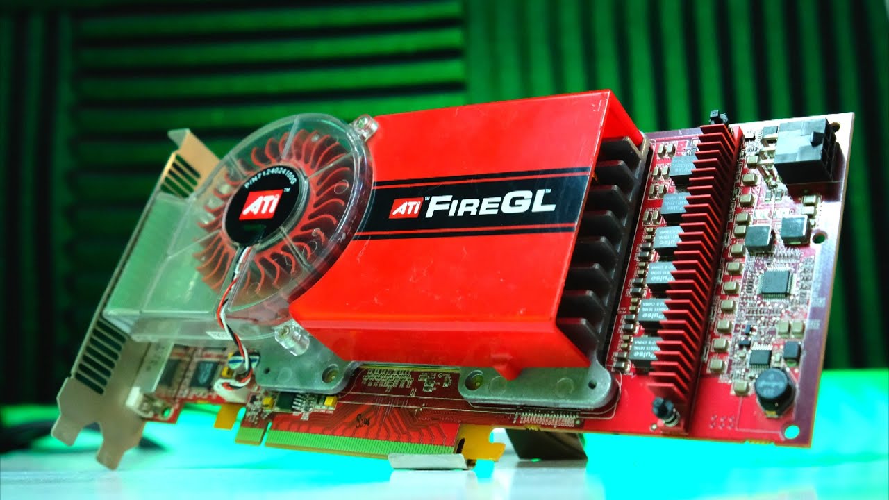 ATI FireGL V7300 Benchmark - YouTube