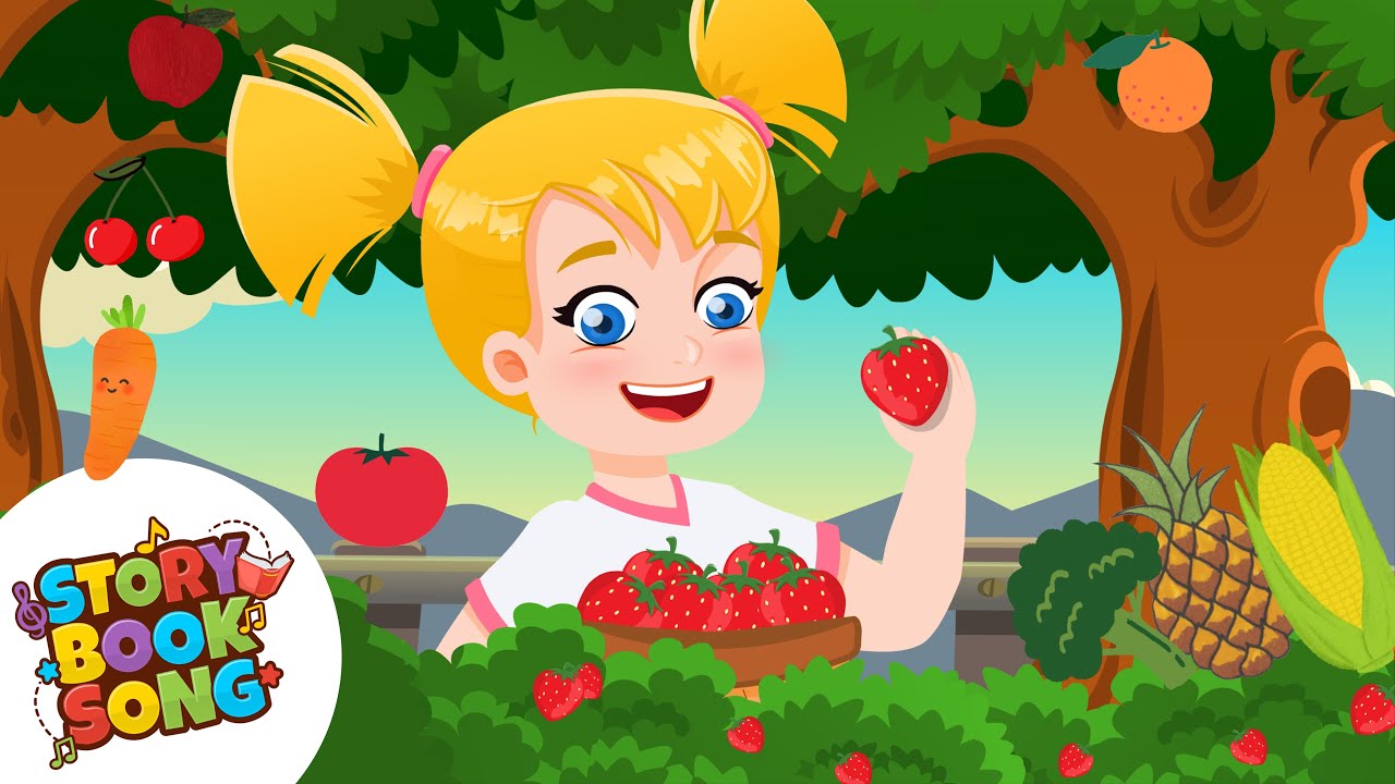 Fruits And Vegetables 🍉 A Healthy Eating Kids Song 🥕 - YouTube
