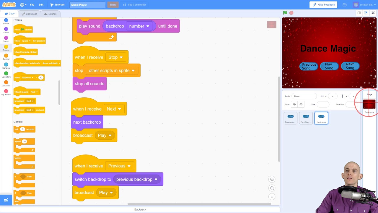 Music Player - Create Next and Previous Song Buttons - YouTube