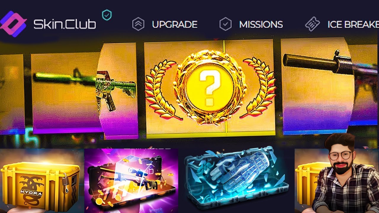 Opening *NEW* Cases & Upgrading to *NEW* Skins on Skin.Club - YouTube