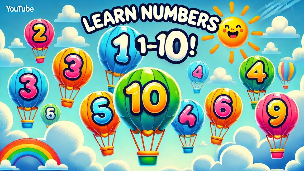 Fun Learning Numbers for Toddlers | Numbers Song for Kids and toddlers ...