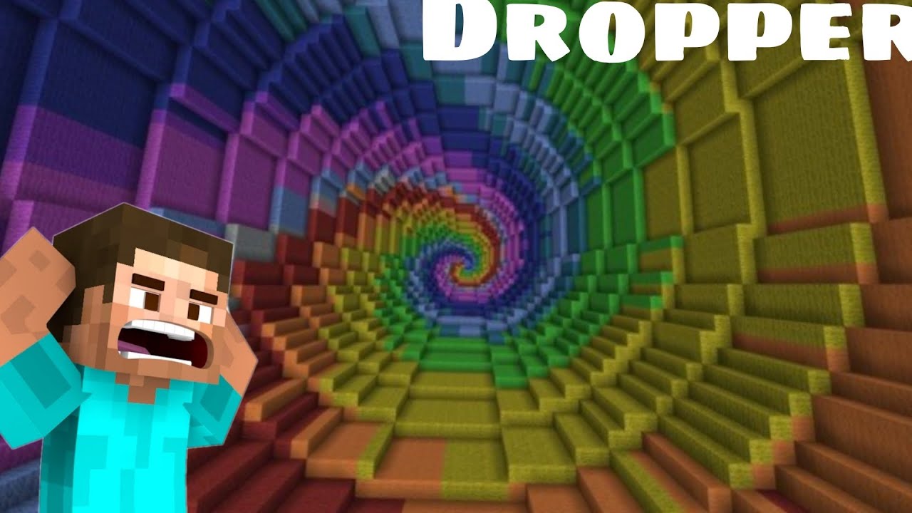 Minecraft, but impossible dropper - YouTube