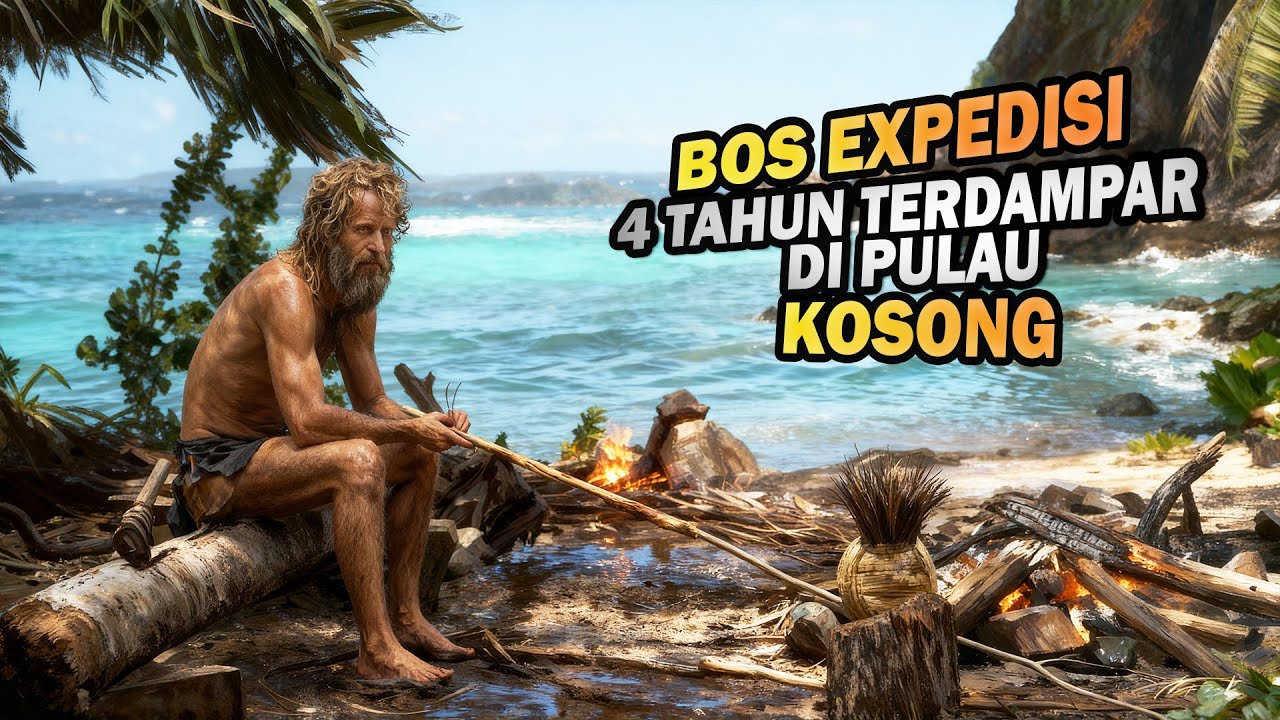 BOS EXPEDISI TERDAMPAR DI PULAU KOSONG SELAMA 4 TAHUN - YouTube