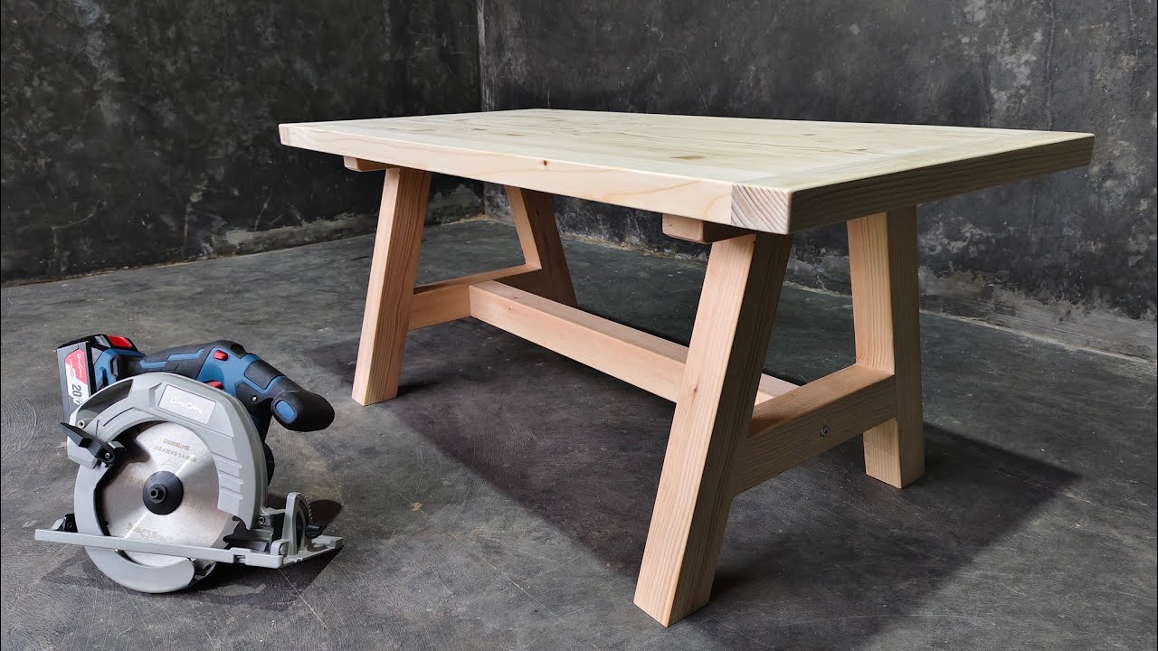 Mudah Membuat Meja Sederhana menggunakan Circular Saw DongCheng - DIY ...