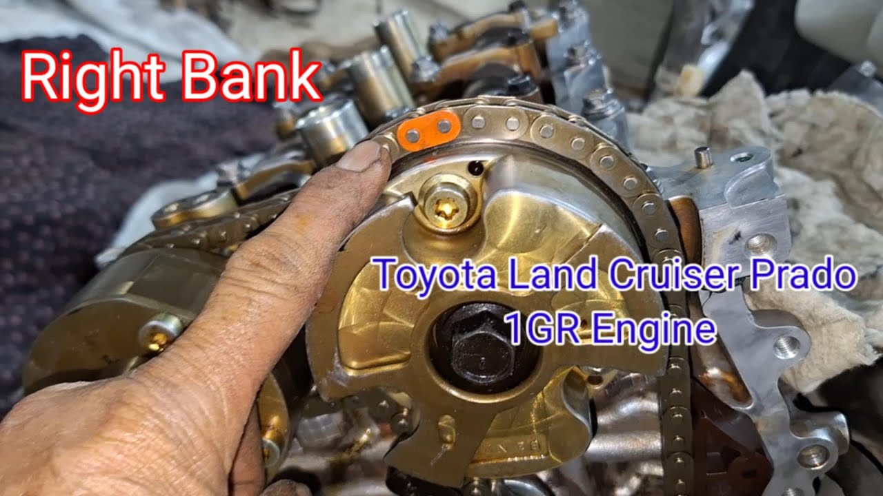 Timing Marks Setting 1GR Toyota Land Cruiser Prado #mechanics #Toyota # ...