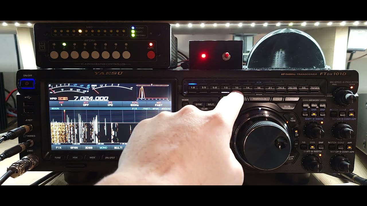 Automatic band switching using IC-8 and 8 pack switch from Hamation ...