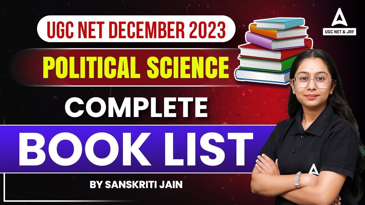 UGC Net December 2023 | UGC Net Political Science Complete Book List By ...