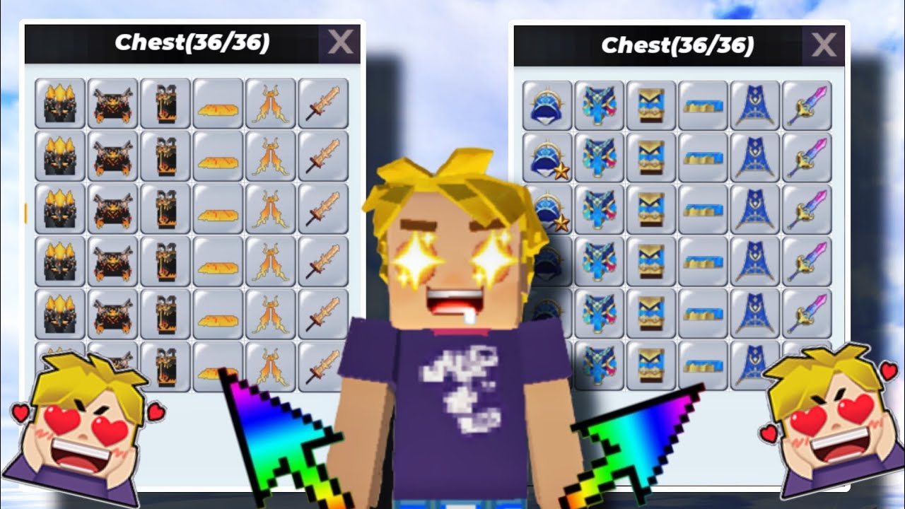 Every Armor With Star Ability in SkyBlock Blockman go - YouTube