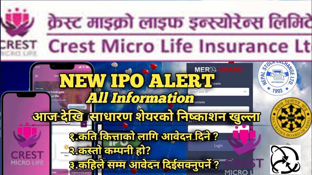 Crest Micro Life Insurance IPO | Should You Apply? Full Details ...